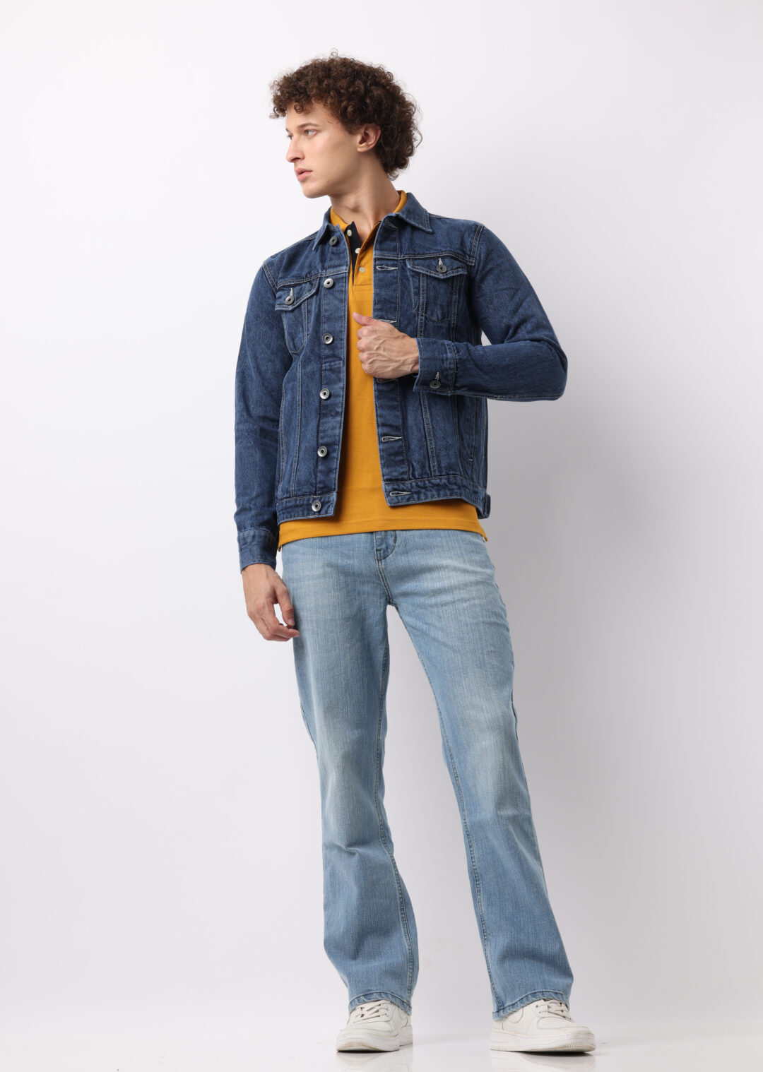 Denim Light Indigo Boot Cut Jeans - London Castle